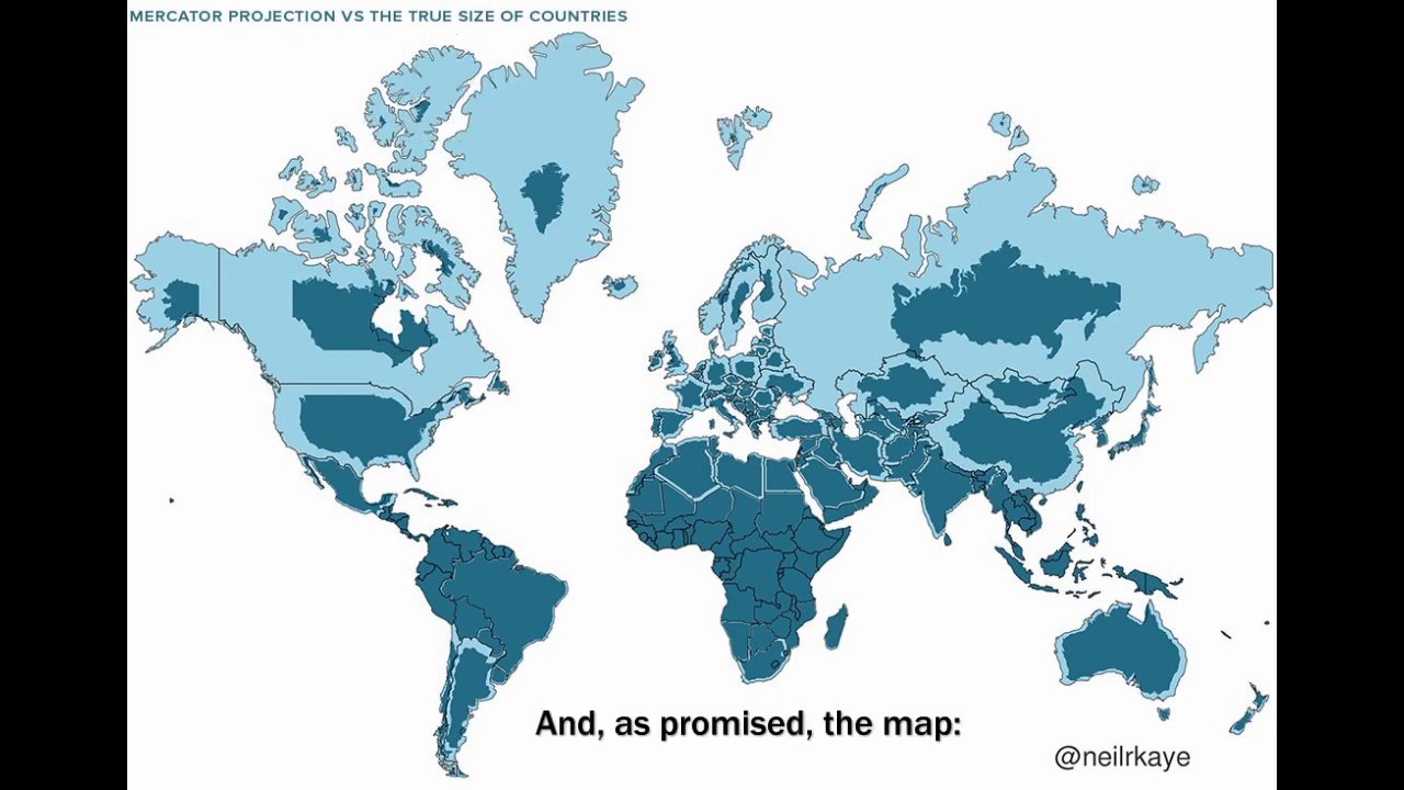 10 Images That Show The True Size of Greenland