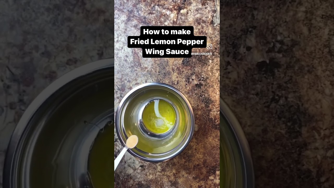 The Best Lemon Pepper Wing Sauce - Forget the Others