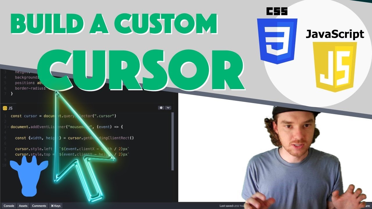 Build a Custom Cursor | JavaScript & CSS