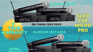 Shure SLX-D/Nexadyne Digital Wireless Microphone System - What To Know ...