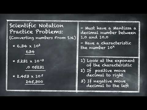 Scientific Notation Practice Problems