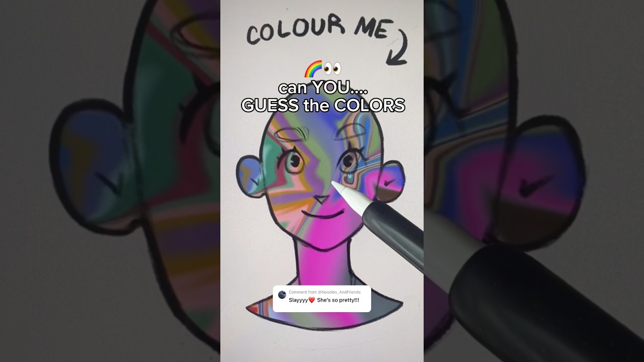 I Wouldn’t Personally Pick This…😳🌈✏️ Random Color Challenge #artchallenge #drawing #guessthecolor