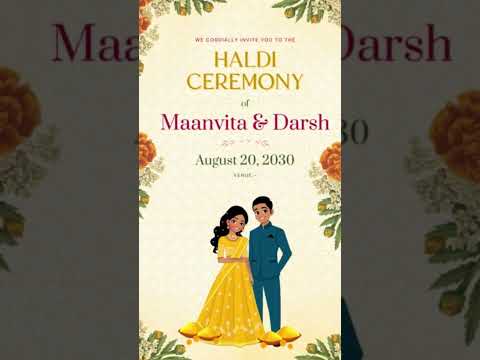 Digital wedding invitation contact +919779076993