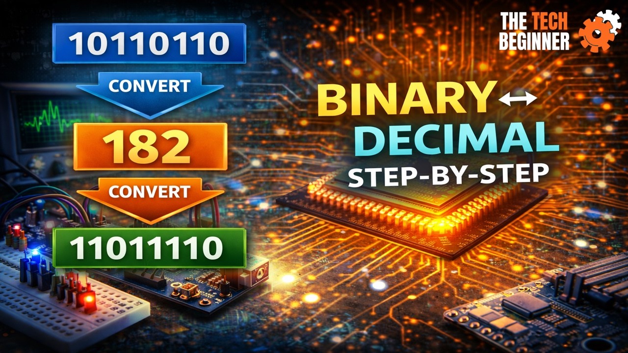 Lecture 1.1 – Binary to Decimal & Decimal to Binary Conversion (Step-by-Step)