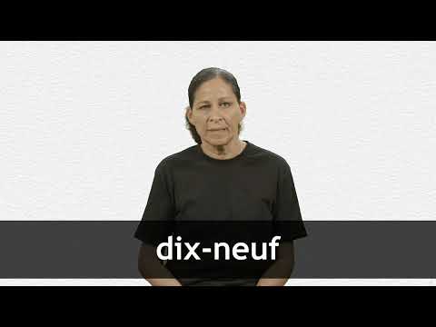 English Translation of “DIX-NEUF” | Collins French-English Dictionary