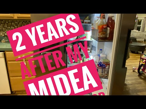 2 years after Midea side by side door 26.3 cu ft refrigerator