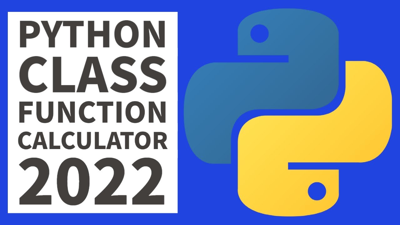 Python Class Function - Error Handler Calculator Beginners Tutorial 2022