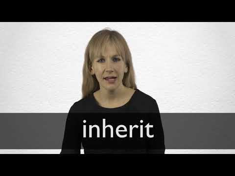 INHERIT definition and meaning | Collins English Dictionary