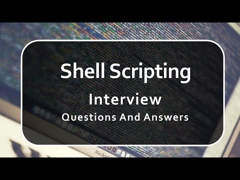 Shell Scripting Interview Questions and Answers | Linux |Shell Script |