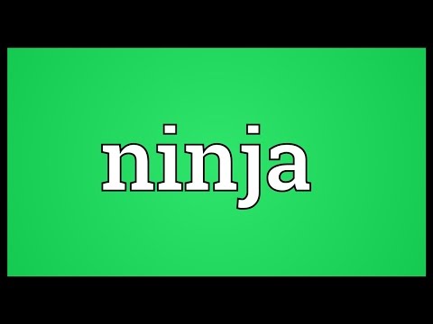 Ninja Meaning