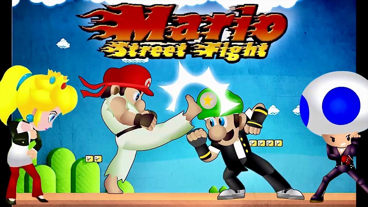 Mario Turns Street Fighter - Street Fighter Clone