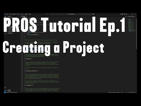 PROS v5 Tutorial Ep.1: How to Create a Project