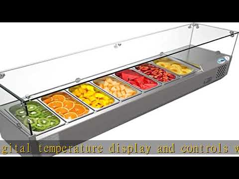KoolMore SCDC-7T Commercial refrigerators, 59 Inch, Silver