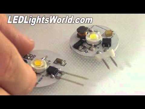 DC12V G4 base Lamp with 1 pcs high power LED