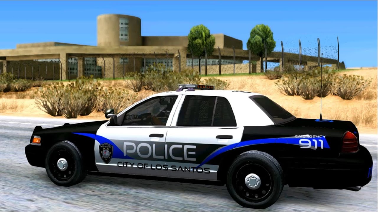 2009 Ford CVPI - Blue LSPD Theme - GTA: SA