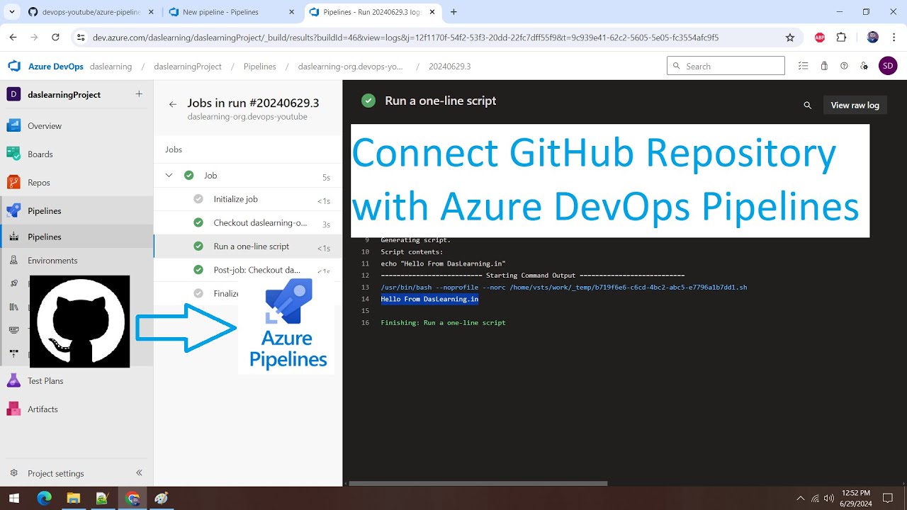 Connect GitHub Repository to Azure DevOps Pipeline | Ep-6