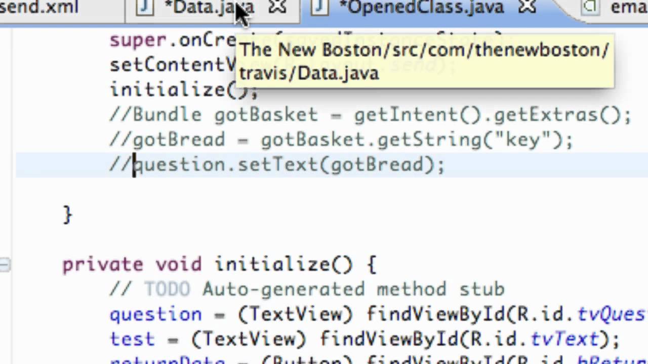 Android Application Development Tutorial - 50 - setResult for the Start Activity For Result