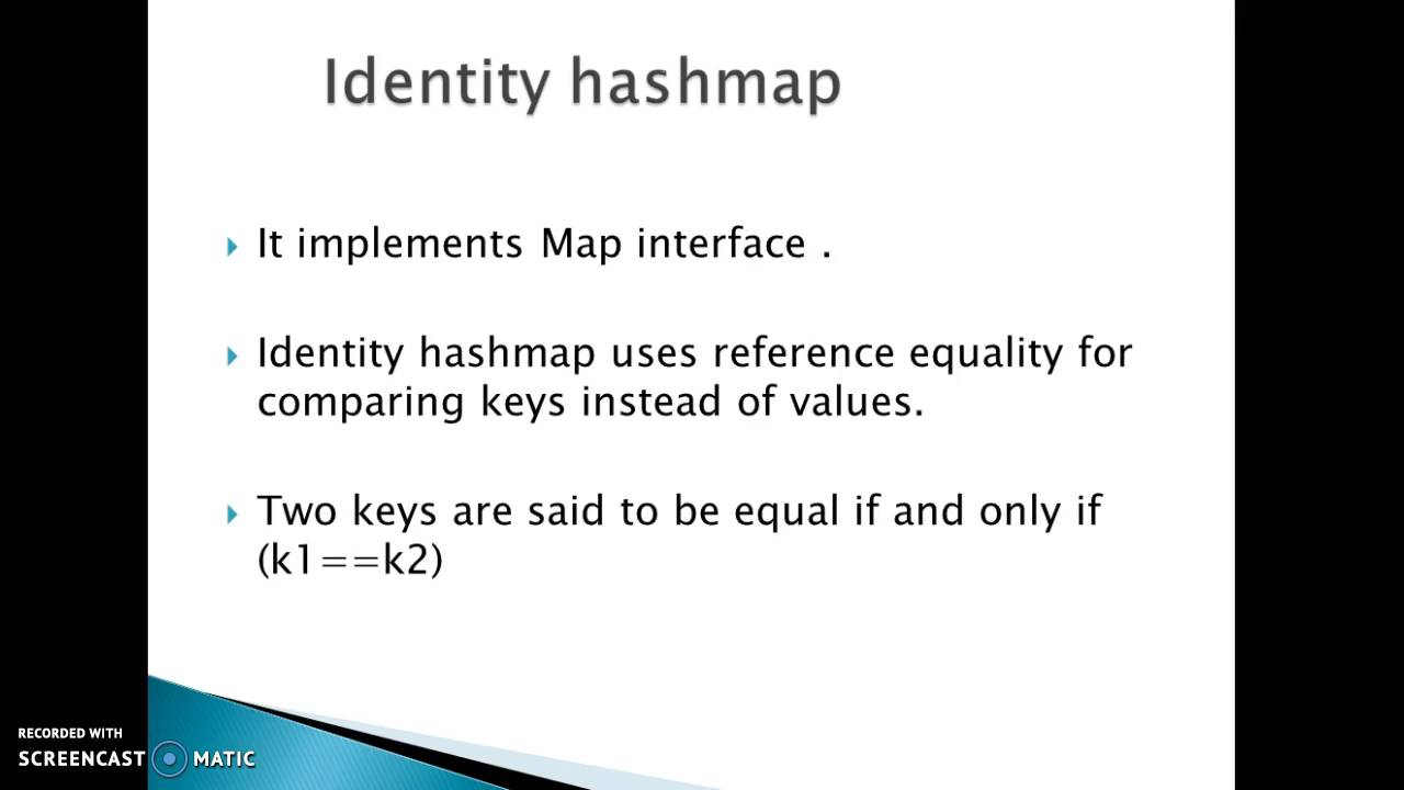 Difference between HashMap and IdentityHashmap in java