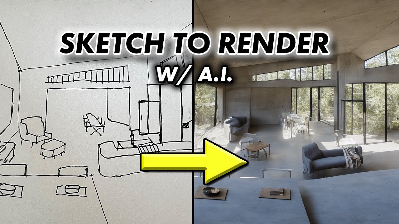 Create Realistic Renders From a Sketch Using A.I.