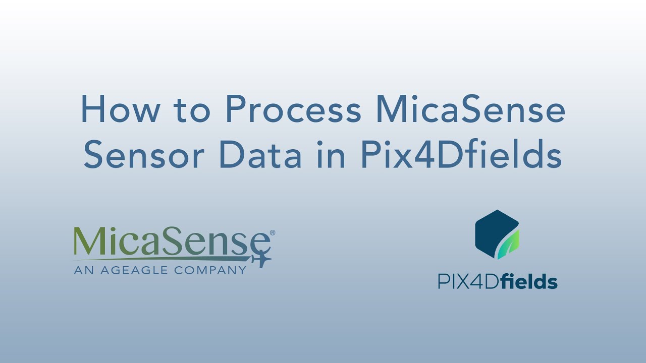 How to Process MicaSense Sensors Data in Pix4Dfields