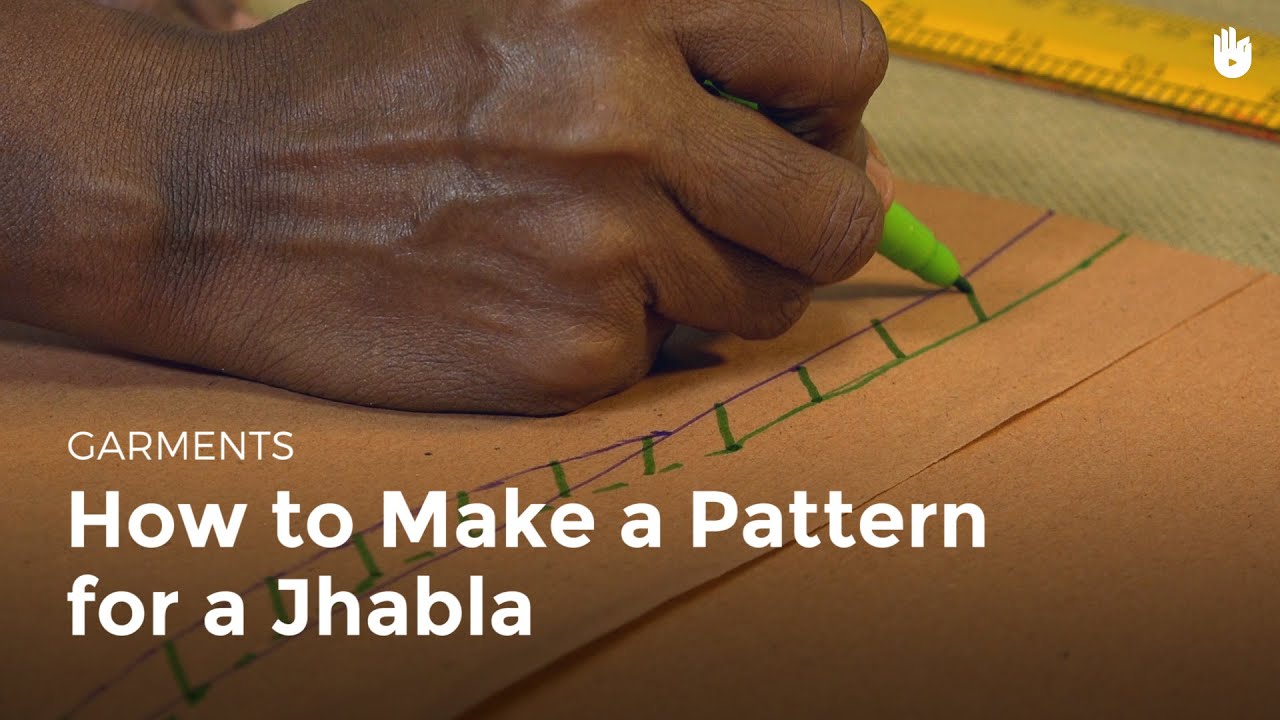 How to Make a Pattern for a Jhabla - Sewing Machine Operator | Sikana