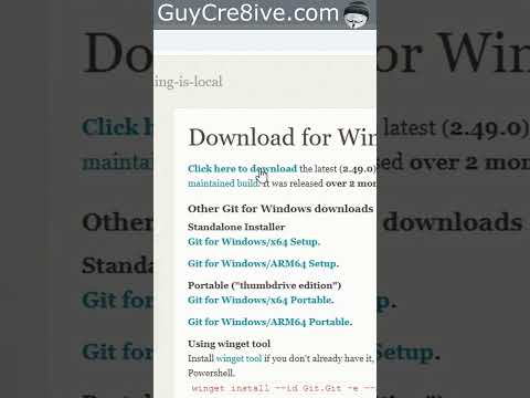Install Git On Windows 11 👆 Full Video Above