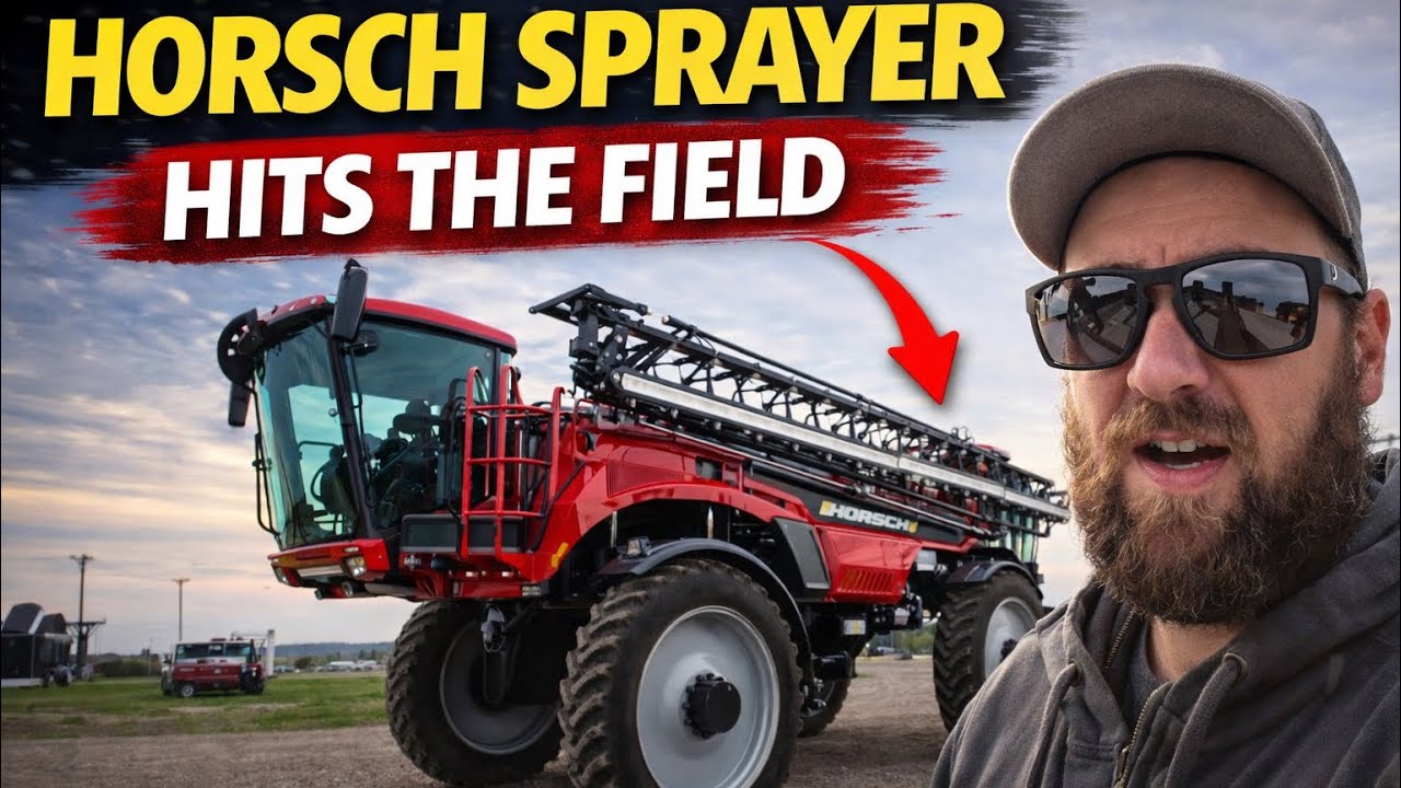 Horsch Spray hits the Field | First time New Sprayer 