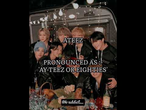 correct pronunciation of k-pop groups #kep1er #izone #fromis_9 #exo #ateez #gidle #2ne1 #bts #shorts