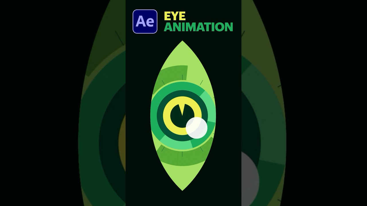 Eye Animation Tutorial in After Effects #tutorial #aftereffects #animation
