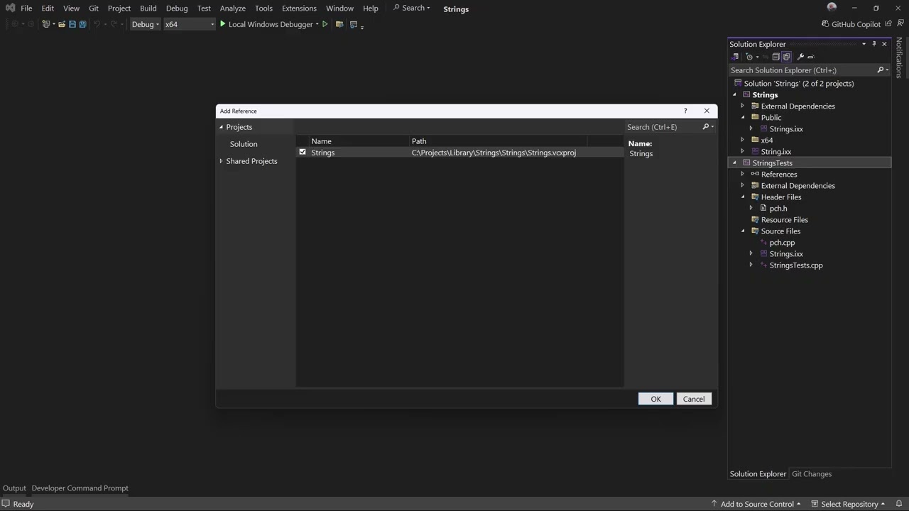 C++ Modules and Microsoft CppUnit Tests