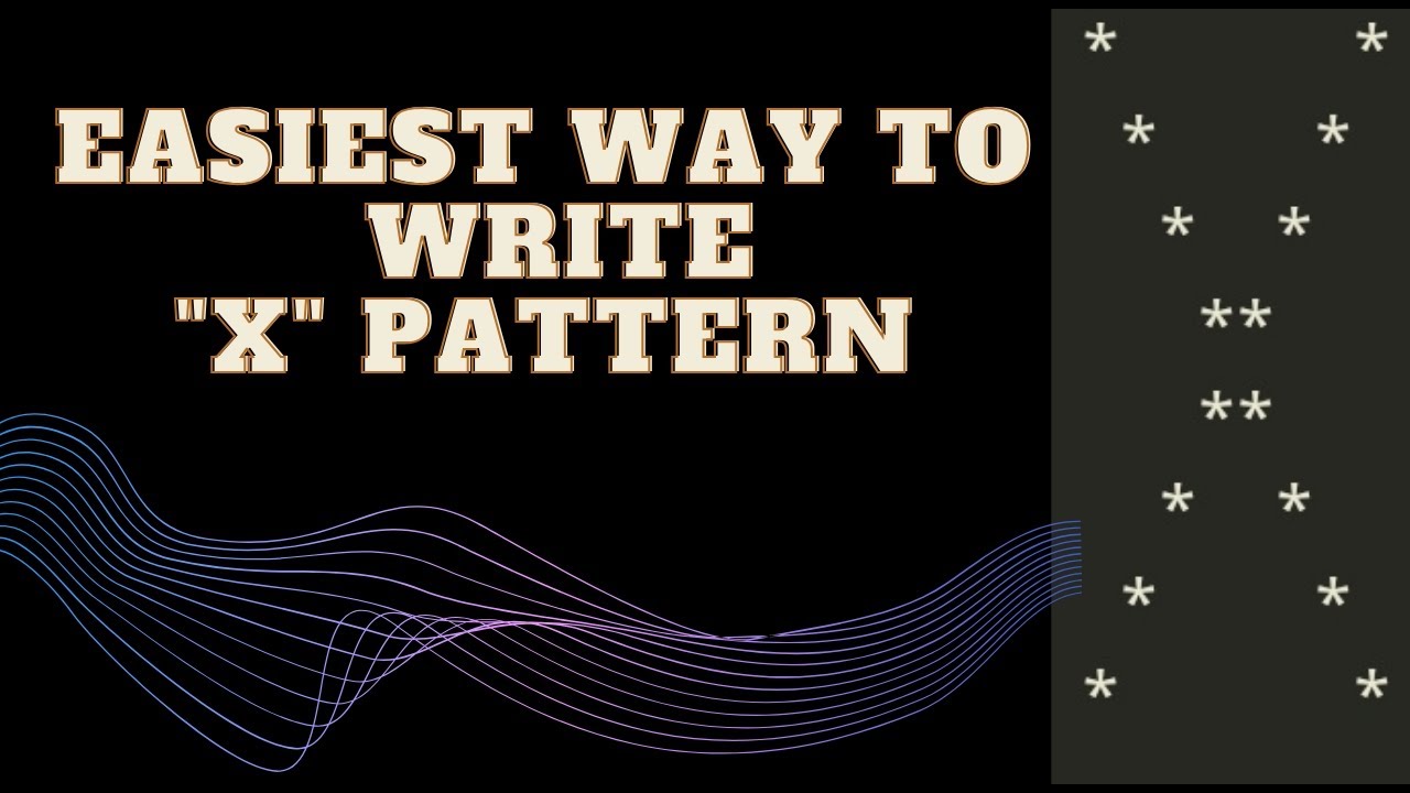 C pattern printing program | X shape pattern program #cprogramming #pattern #programming #code