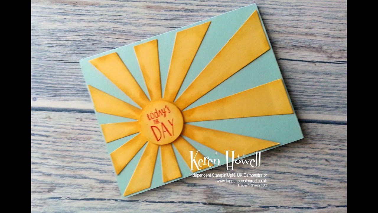 Stampin' Up! Sunburst Card