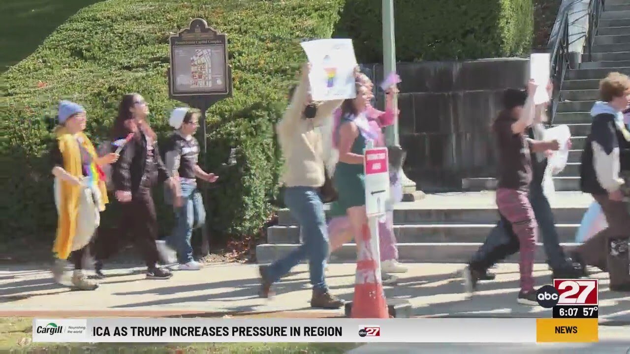 LGBTQ Rally draws dozens of Pennsylvanians to the State Capitol