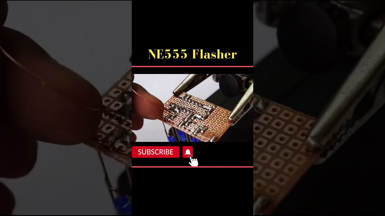 The Simple Flasher | Flasher with NE-555 Ic