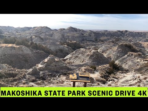 Makoshika State Park Scenic Drive 4K (MT)