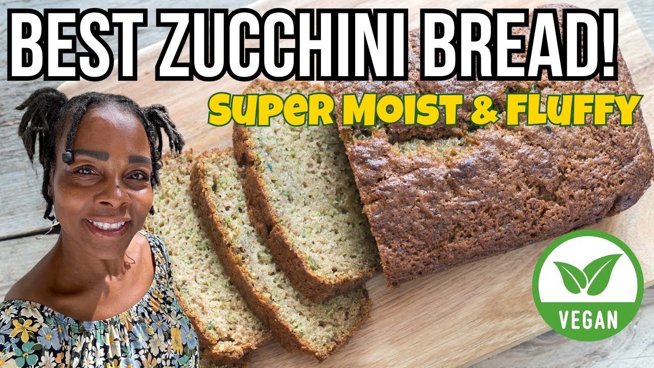 🔥 I Made the BEST Vegan Zucchini Bread Ever! 🥒🍞 (Moist, Fluffy & SO Easy!)