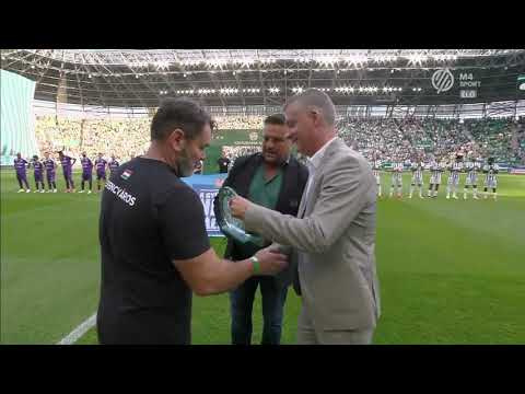 Lipcsei Gábor 1000.tétmérkőzése a Ferencváros szolgálatában | M4 Sport