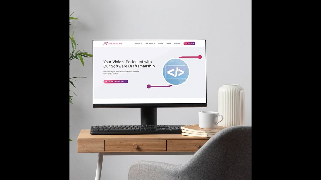 Noovosoft Rebranding and Website UI/UX - Mobile Design