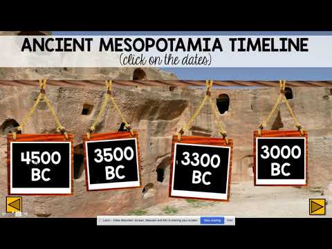 Ancient Mesopotamia - Week 7 (Wrap Up & TimeLine)