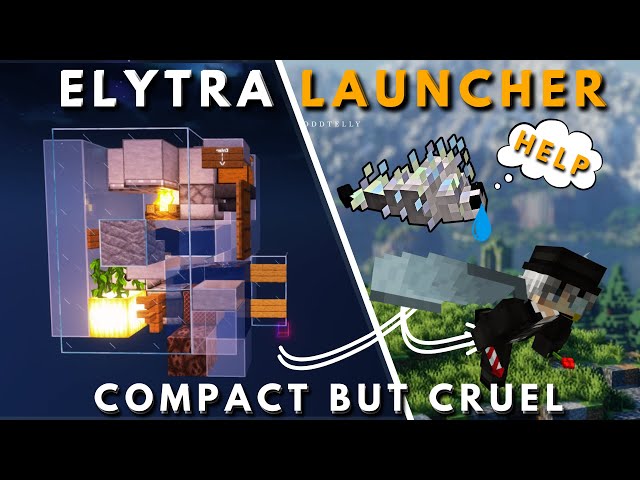 NEW Elytra Launcher | COMPACT and FUN Minecraft Map