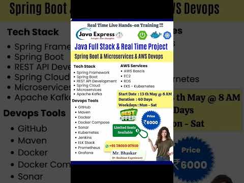 Java Full Stack Online Training