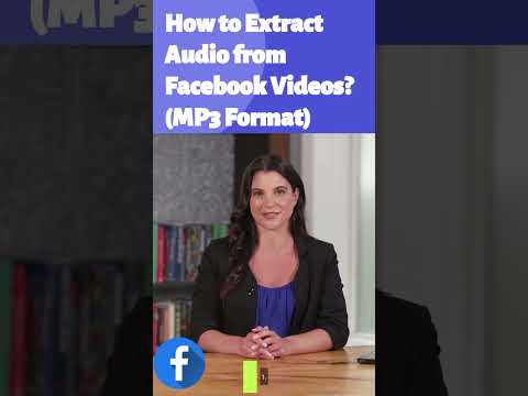 How to Extract Audio File From Facebook Video(MP3 Format)