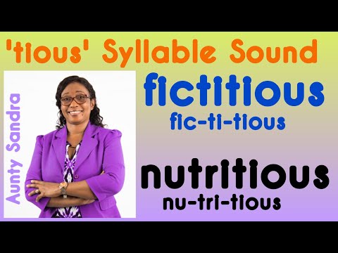 The 'tious' Syllable Sound |Tricky Sound | Phonics | Learning to Read and Spell | Listening Skill