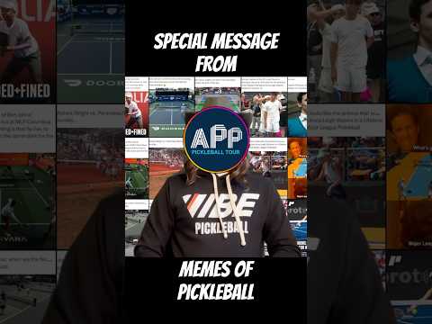 Anonymous Message From Memes of Pickleball
