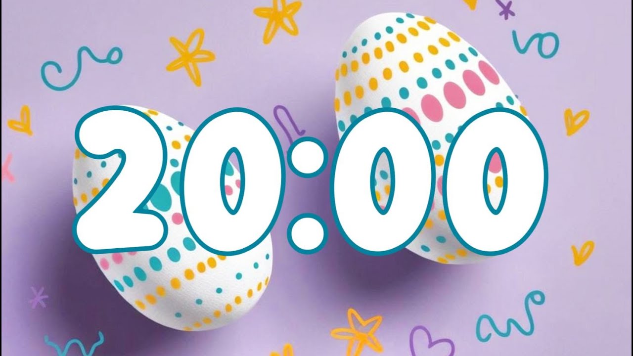 20 Minute Easter Timer with Uplifting Happy Music 🐰🌸