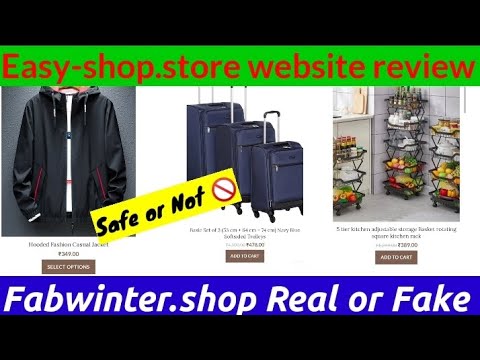 Easy-shop.store | website review | easy-shop.store | real or fake | Fabwinter.shop | Safe or Not 🚫