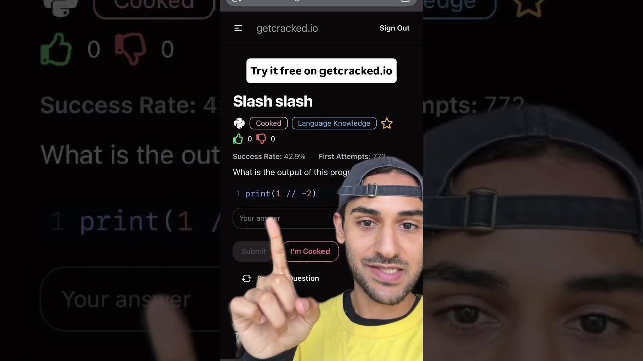 50% of Python devs don’t know the result 💀