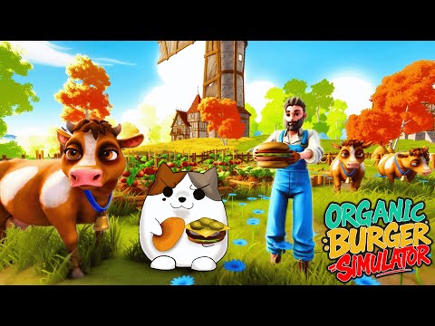 Organic Burger Simulator First Look! | New Farming, Cooking and Restaurant Sim!