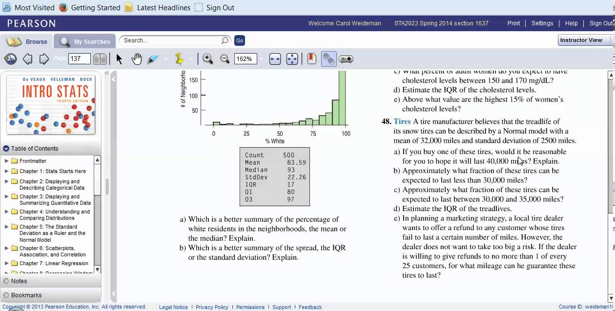 STA2023 Chapter 5 Using StatCrunch