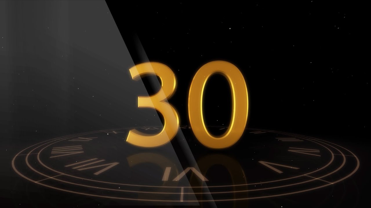 Ten seconds simple countdown opening HD video (EV Countdown)